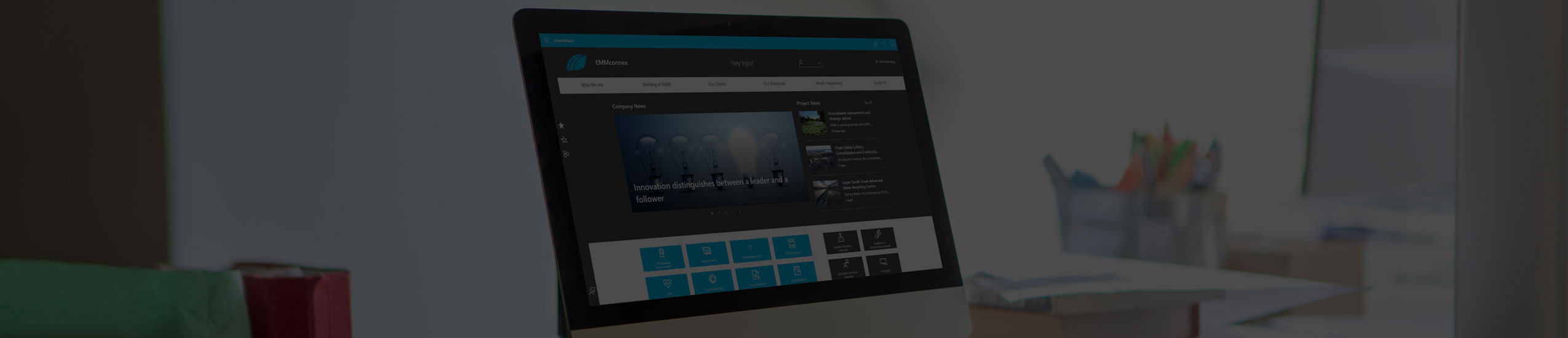 EMM Consulting SharePoint Intranet | Case Study | Injio